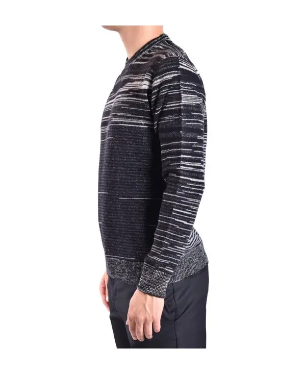 Missoni Striped Cashmere Jumper - Black