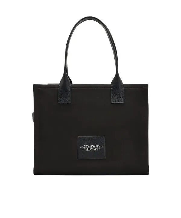 Marc Jacobs The Cargo Logo Printed Large Tote Bag - Black