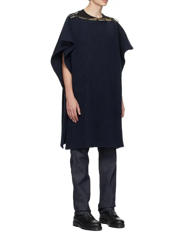 A.p.c. X Jw Anderson Zip-detailed Ribbed Kaftan