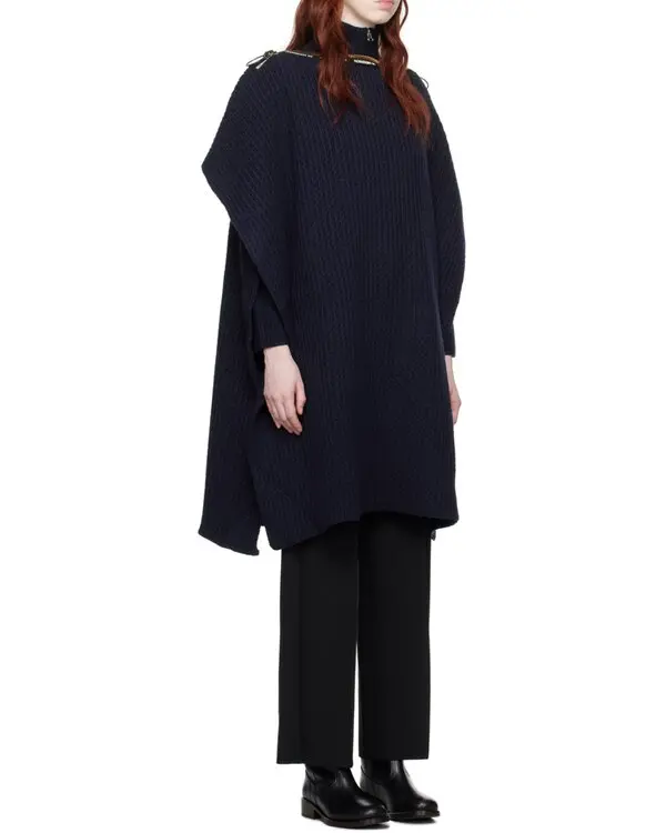 A.p.c. X Jw Anderson Zip-detailed Ribbed Kaftan