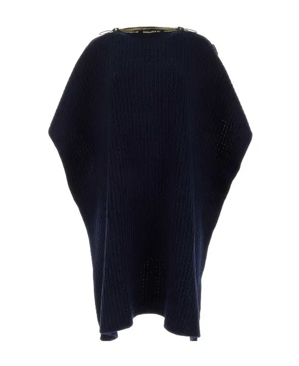 A.p.c. X Jw Anderson Zip-detailed Ribbed Kaftan - Black