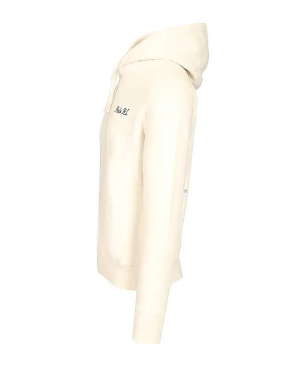 Polo Ralph Lauren Hoodie With Embroidered Logo And Polo Bear Print - White