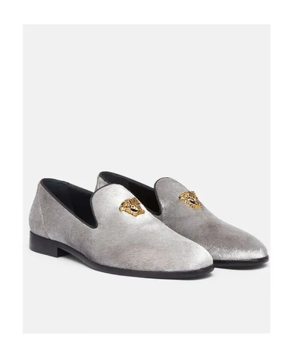 Versace Medusa-head Slip-on Loafers