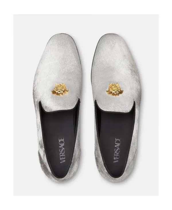 Versace Medusa-head Slip-on Loafers