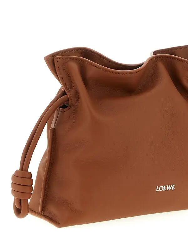 Loewe Mini Flamenco Clutch Bag - Brown