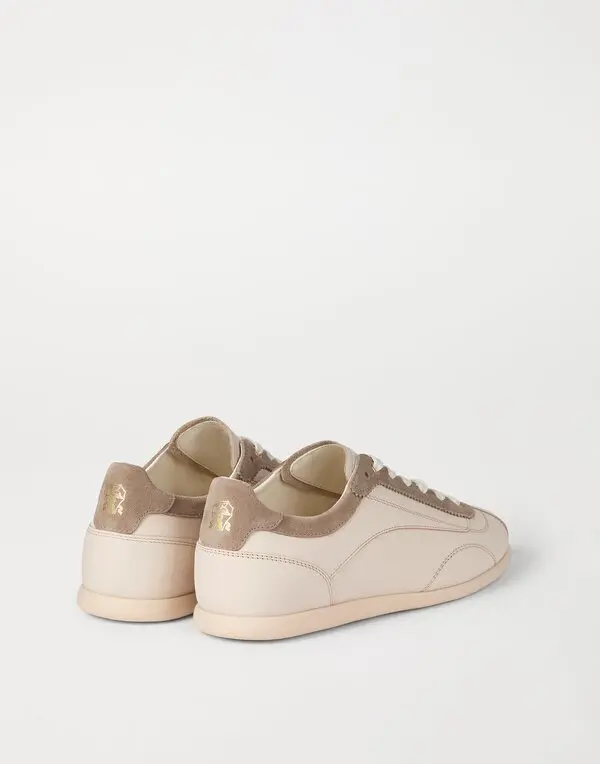 Brunello Cucinelli Panelled Lace-up Sneakers - Butter