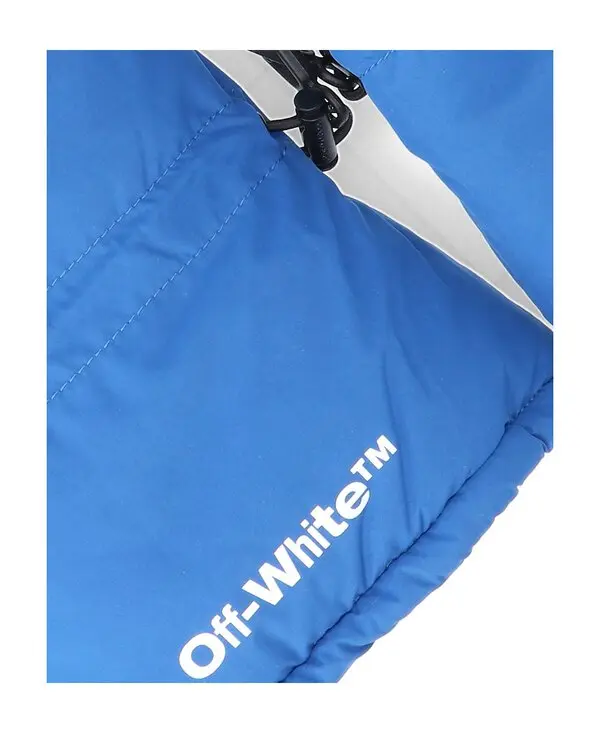 Off-White Bounce Logo Printed Padded Mittens