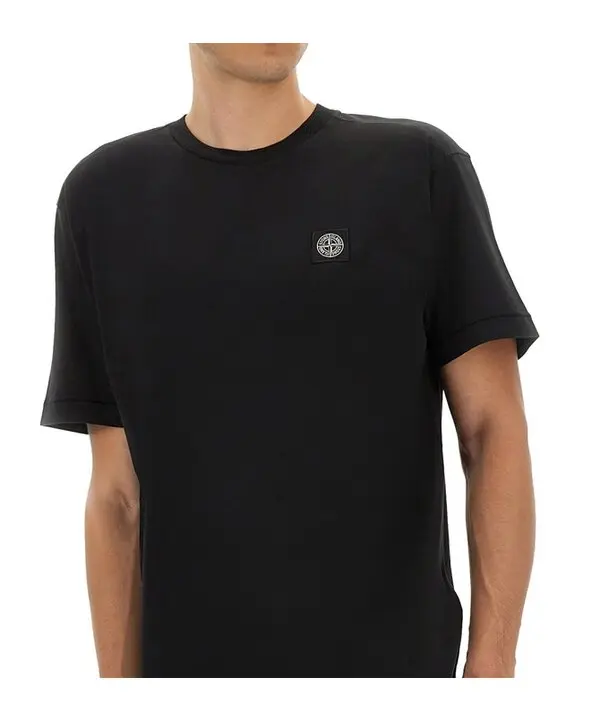 Stone Island Compass Patch Slim T-shirt - Black