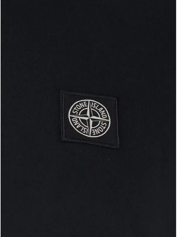 Stone Island Compass Patch Slim T-shirt - Black