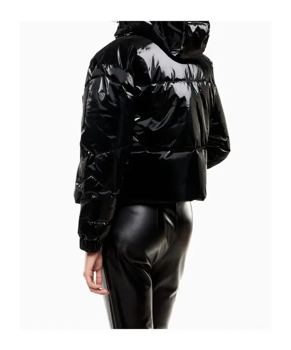 EA7 Padded Jacket With Glossy Finish