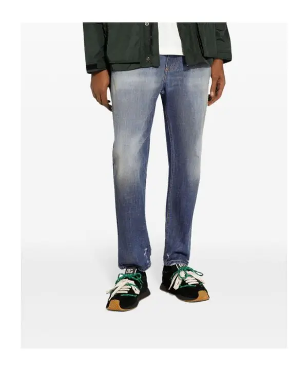 Dolce & Gabbana Distressed Stonewashed Jeans