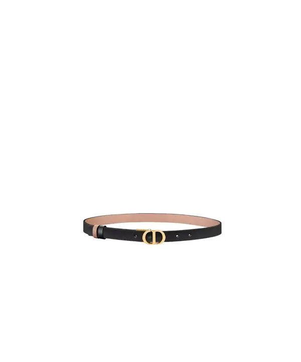 Dior 30 Montaigne Reversible Belt - Nude