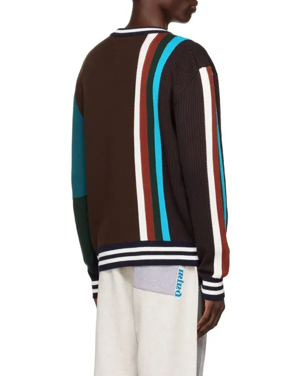 Paul Smith Striped Logo Knit Sweater
