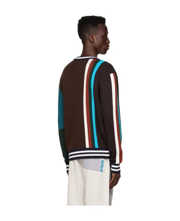 Paul Smith Striped Logo Knit Sweater