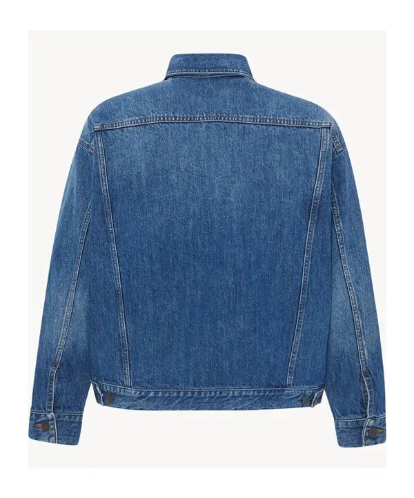 THE ROW Seb Cotton Jacket - Washed Blue