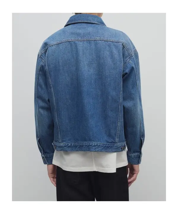 THE ROW Seb Cotton Jacket - Washed Blue