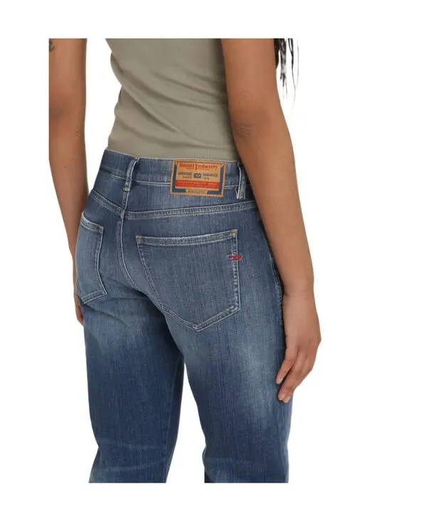 DIESEL® High Waist Denim Jeans With Belt Loops