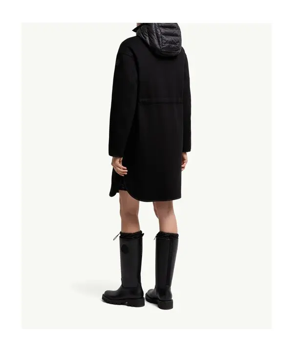 Moncler Bonreposse 3-in-1 Wool Cashmere Long Down Jacket