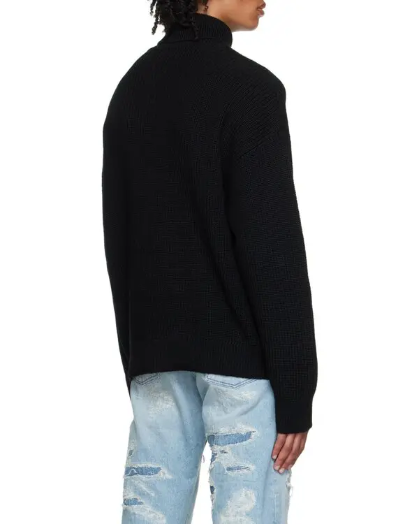 Heron Preston Ribbed Knit Rollneck Sweater