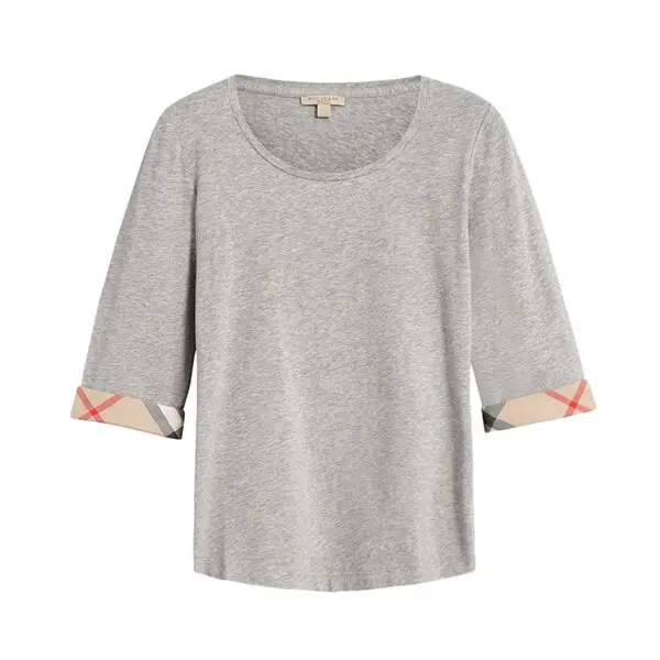 Burberry Classic Checked Sleeve T-shirt