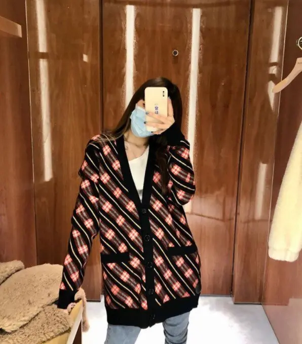 Burberry Icon Stripe Knitted Cardigan