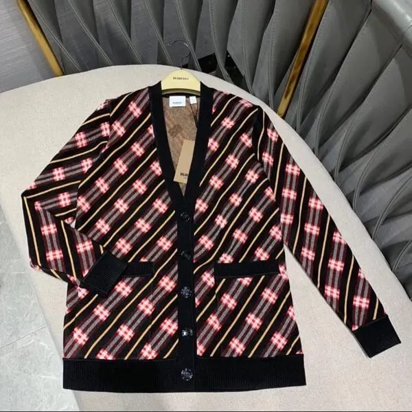 Burberry Icon Stripe Knitted Cardigan