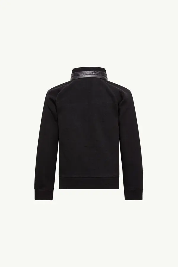 Moncler Fleece Half-zip Sweatshirt - Black
