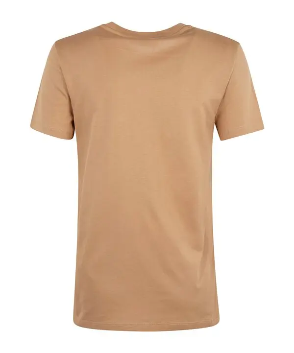 Max Mara Papaia Logo Embroidered Crewneck T-shirt - No