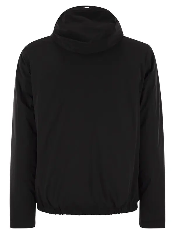 Herno Hooded Casual Jacket - Black