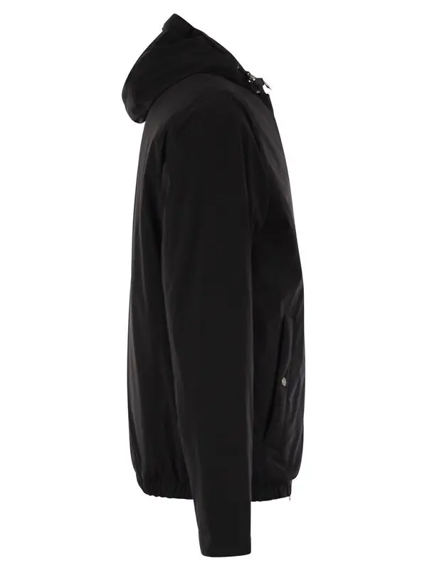 Herno Hooded Casual Jacket - Black