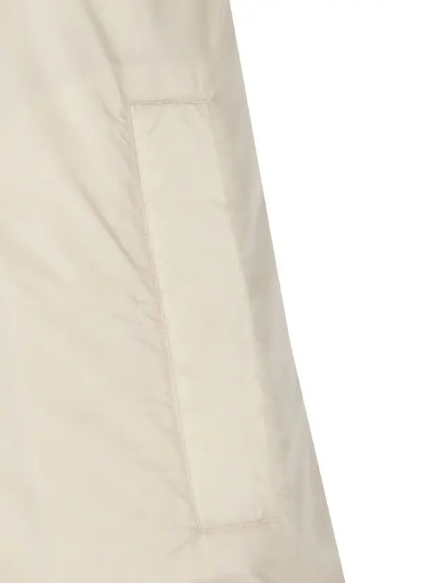 Max Mara Yoro Zip-up Drawstring Gilet - Beige