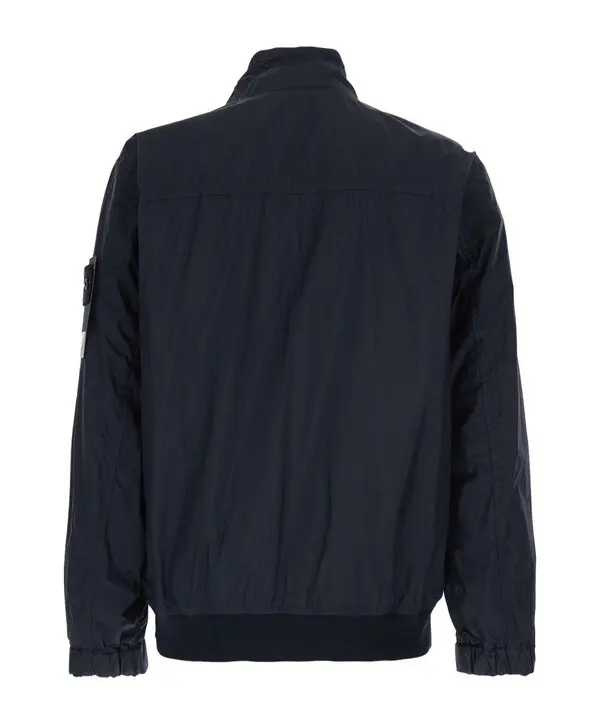 Stone Island Logo Patch Zip-up Jacket