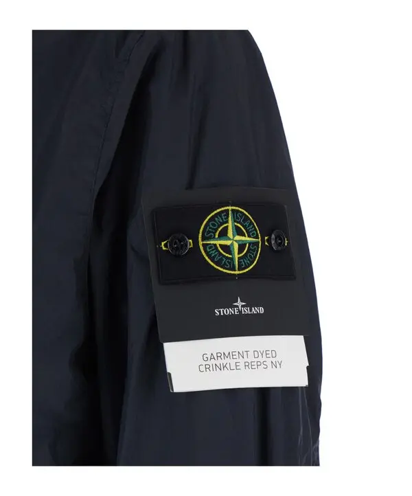 Stone Island Logo Patch Zip-up Jacket
