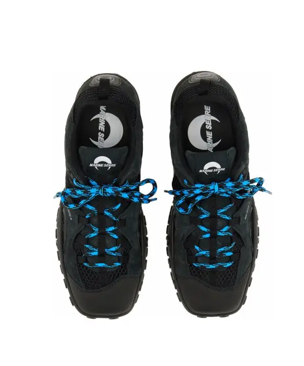 MARINE SERRE Metal Free Leather Ms Rise Ii Sneakers