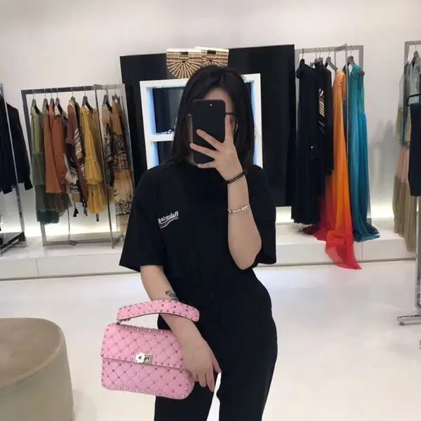 Valentino Garavani Medium Rockstud Spike Shoulder Bag