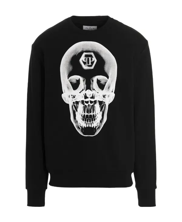 Philipp Plein Logo Pullover Sweater - Black