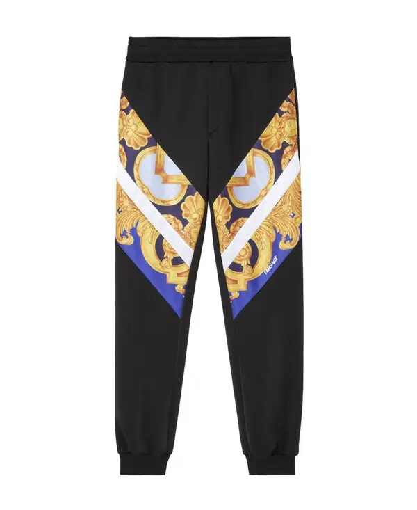 Versace Baroque Printed Panelled Joggers