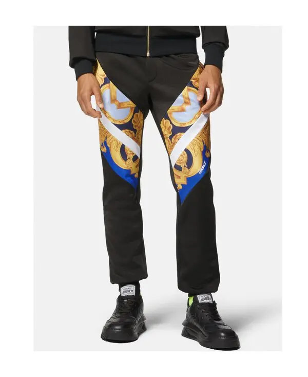 Versace Baroque Printed Panelled Joggers