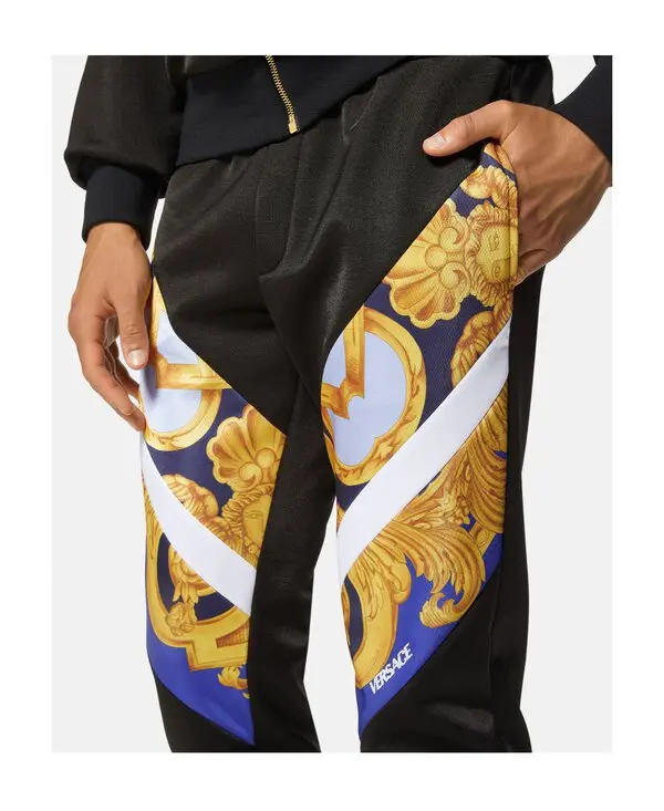 Versace Baroque Printed Panelled Joggers