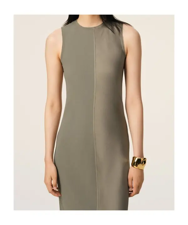 Ami Long Straight Dress