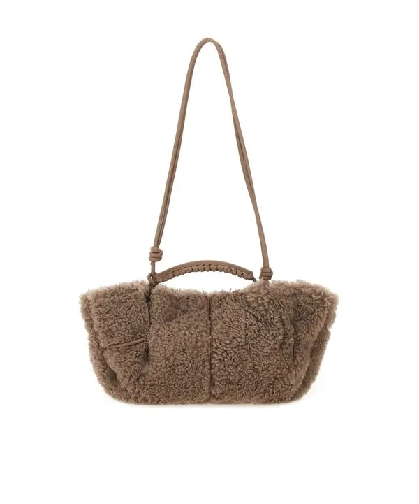 Hereu Knotted Shoulder Bag - Dustygrey
