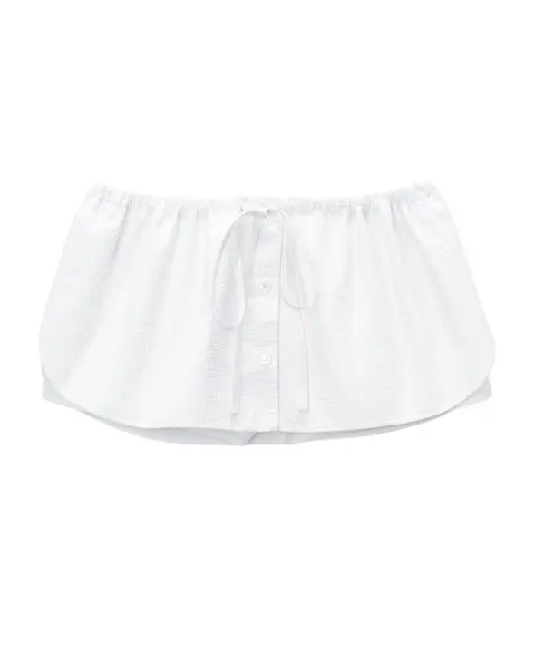 Alexander Wang Crystal Embellished Drawstring Skorts