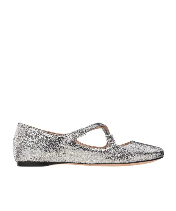 Dior Glitter Mary Jane Ballet Flats