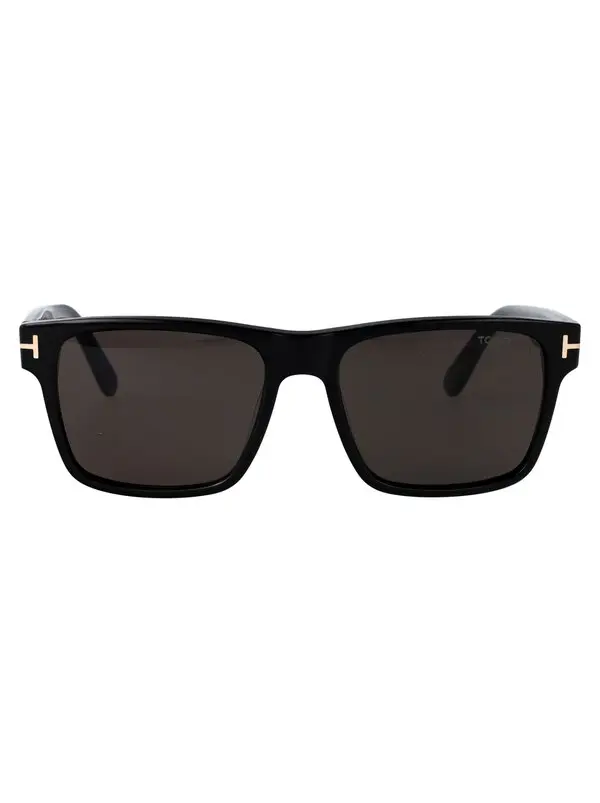 TOM FORD Calder Square Frame Sunglasses - Black