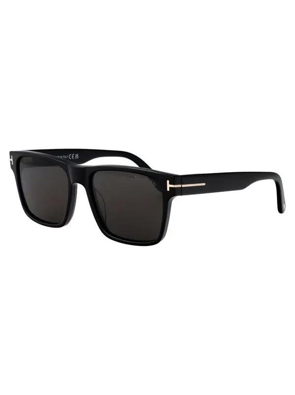 TOM FORD Calder Square Frame Sunglasses - Black