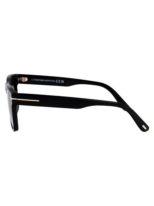 TOM FORD Calder Square Frame Sunglasses - Black