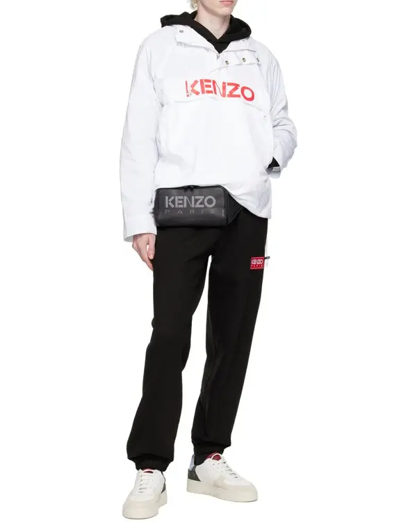 Kenzo Logo Patch Hoodie - Black