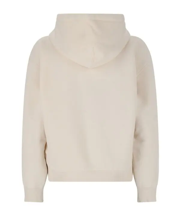 JIL SANDER Long Sleeve Logo Hoodie - Dune