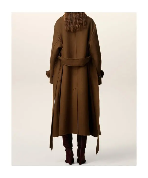 AMI Paris Belted Trench Coat