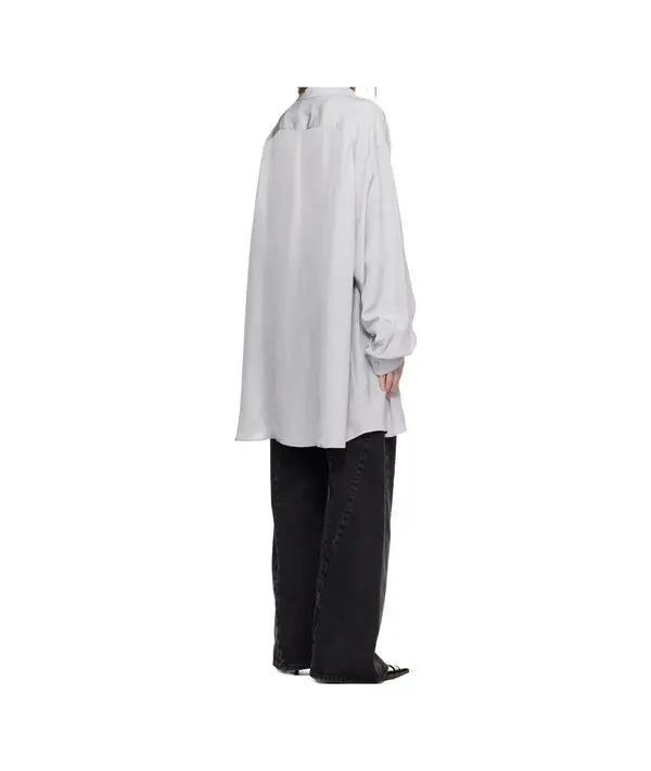 MAISON MARGIELA Long Sleeve Buttoned Shirt - Grey
